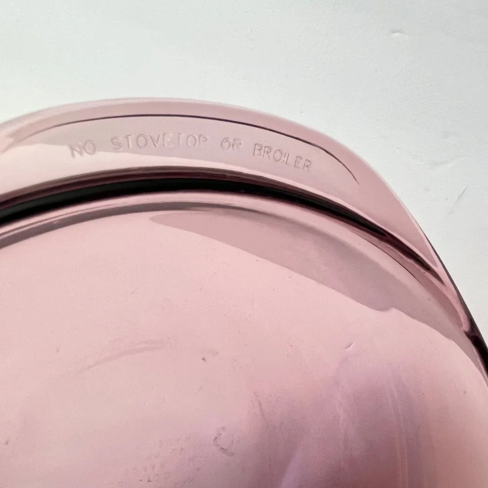 Pyrex | Dining | Vintage Pyrex Baking Casserole Dish Cranberry Round 5 ...